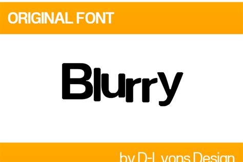 Blurry Font Fonts FontSpace
