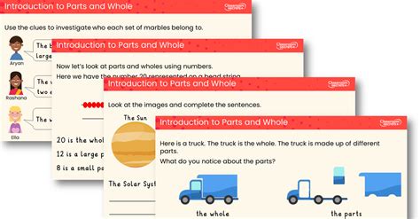 Introduction To Parts And Whole Teaching Powerpoint Classroom Secrets