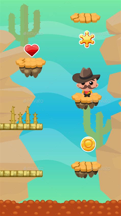 Desert Jump Game Kit Game Assets Graphicriver