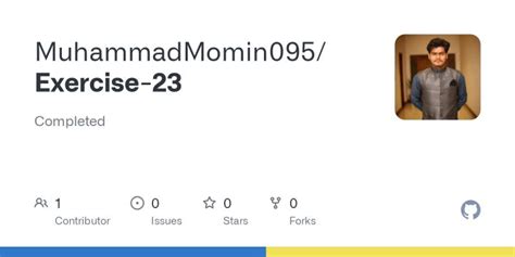 Muhammad Momin On Linkedin Github Muhammadmomin095exercise 23
