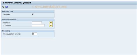 FVE4 SAP Tcode Quotation Currency Conversion