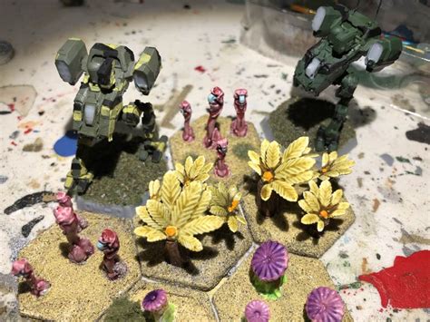 3d Printable Alien Flora Hex Terrain 1 By That Blasted Samophlange