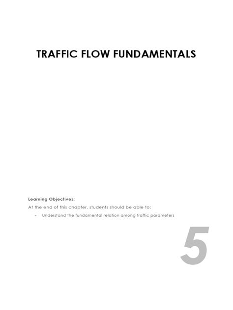 ceng 55 lecture 05 fundamentals of traffic flow pdf speed traffic