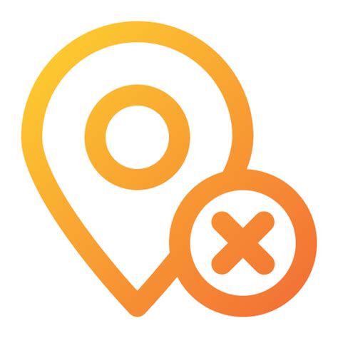 Wrong Way Generic Gradient Icon