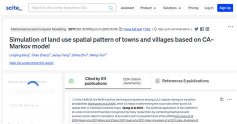 simulation of land use spatial pattern of towns and villages based on