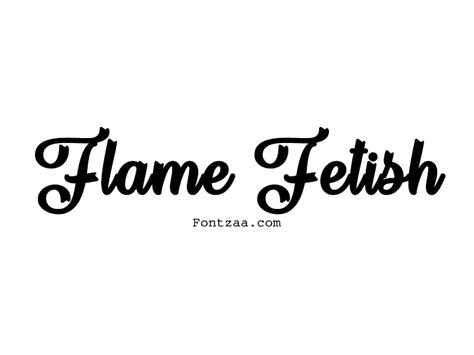 Flame Fetish Font Fontzaa Fonts Free Download