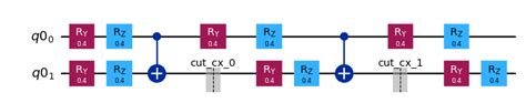 Gate Cutting To Reduce Circuit Width Qiskit Addon Circuit Cutting 0100
