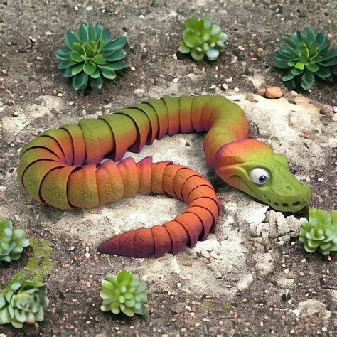 Giant Python Toy Fidget Toy Reptile T Articulated Sensory Toy