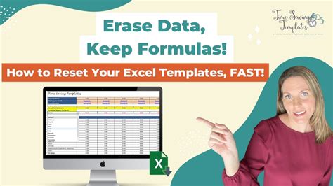 How To Clear Data In Excel Without Deleting Formulas Delete Multiple Cells At Once Youtube