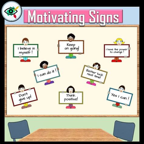 Growth Mindset Motivational Activity Decor And Clipart Bundle