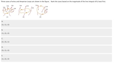 solved three cases of wires and amperian loops are shown in