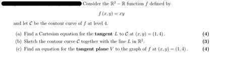 Solved Consider The R2 R Function F Defined By F X Y