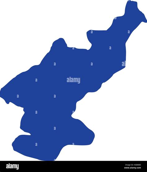 Map Of North Korea Map Stock Vector Images Alamy