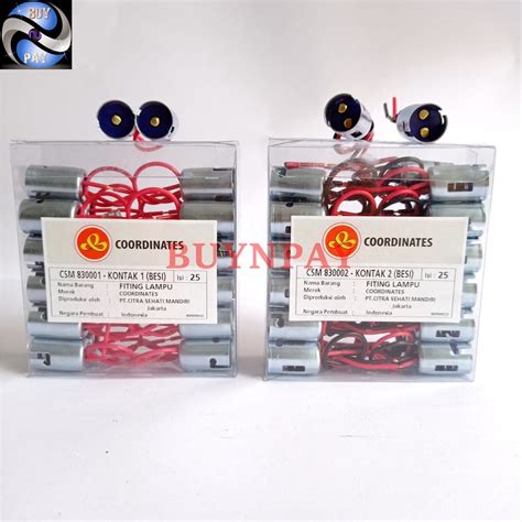 Jual Fitting Soket Socket Bohlam Lampu Rem Mobil Kaki 1 Kaki 2 Shopee Indonesia