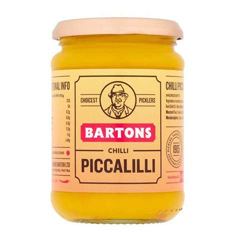 Bartons Chilli Piccalilli 340g Bb 28 03 2027 Eurofood