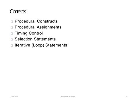 Behavioralmodeling And Timing Control P04 Pptx Programming Languages Computing