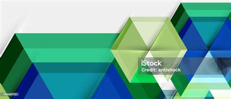 밝은 색상 육각 기하학적 구성 배경 비즈니스 프리 젠 테이 션 템플릿 0명에 대한 스톡 벡터 아트 및 기타 이미지 0명 구도 디자인 Istock