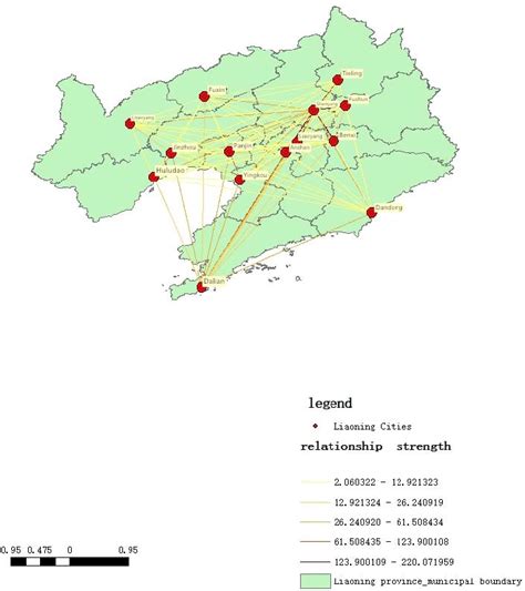 Figure 1 From The Relationship Between Liaoning Urban Agglomeration Based On Gravity Model