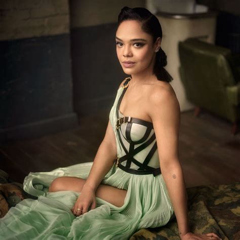 Tessa Thompson 2020 Vanity Fair Oscar Party Portrait • Celebmafia