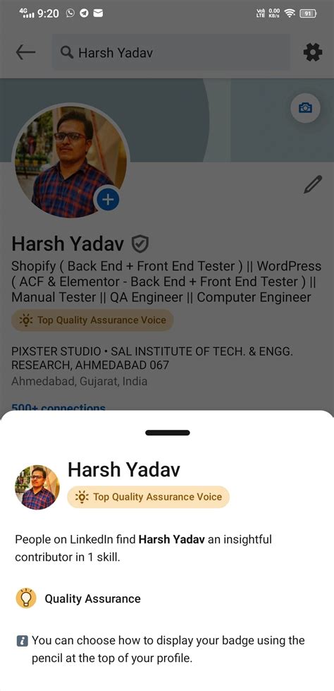 harsh yadav on linkedin software testing qa qualityassurance
