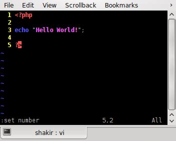 How To Enable Or Disable Line Numbering In Vim