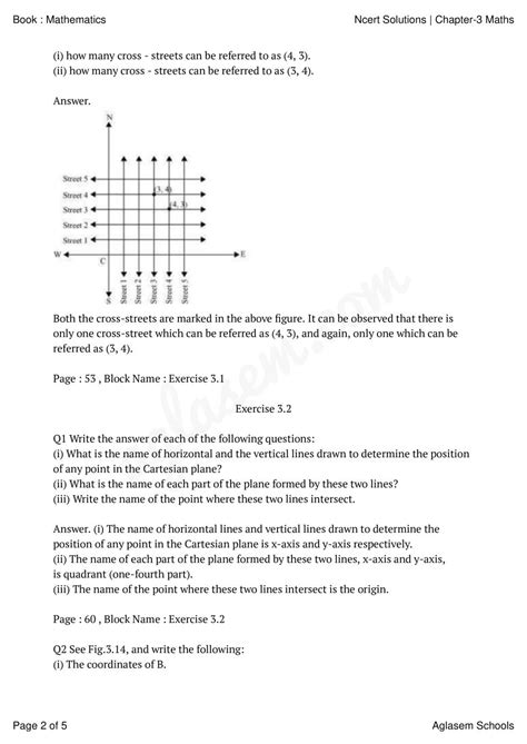 NCERT Solutions Class Maths Chapter Coordinate Geometry