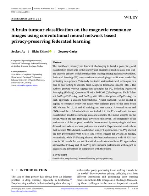 A Brain Tumour Classification On The Magnetic Resonance Images Using Convolutional Neural