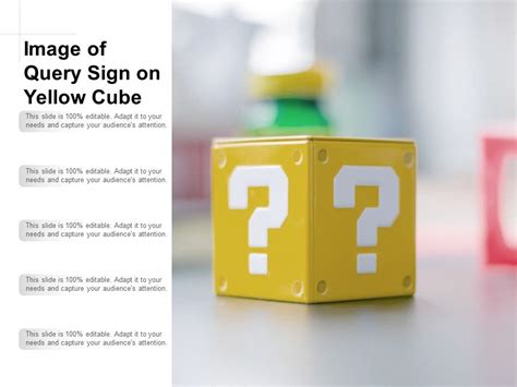 image of query sign on yellow cube ppt powerpoint presentation layouts