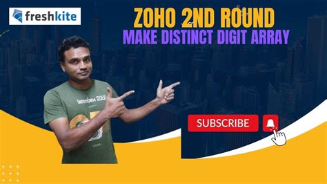 Make Distinct Digit Array Youtube