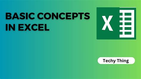 Basic Concepts In Excel For Beginners Basic Calculation Formulas In