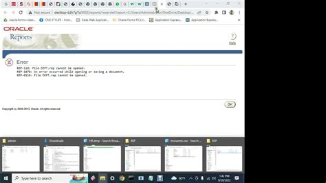 How To Run Oracle 11g Reports From Oracle Apex Youtube