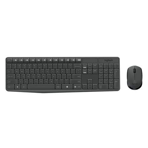 Logitech Mk235 Wireless Keyboard And Mouse Combo Spill Proof With 2 4 Ghz Wireless Nano Usb
