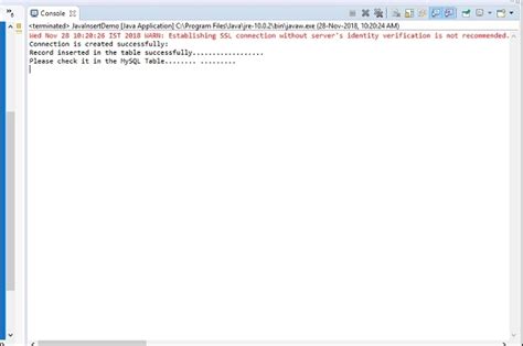 如何使用 Java 将数据插入 Mysql 数据库