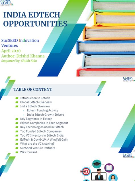 sucseed edtech opportunities pdf educational technology venture