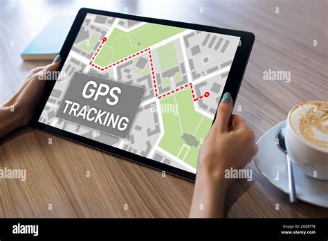 Gps Tracking Map Phone Hi Res Stock Photography And Images Alamy