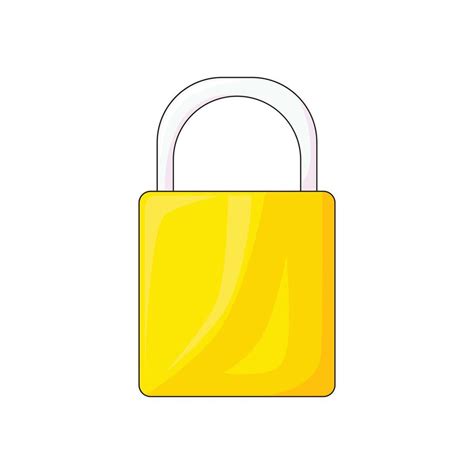 Golden Locked Padlock Icon Symbolizing Security Protection Privacy And Digital Safety In