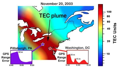 Contour Plot Of Northeastern Usa Showing Range Errors Due To Download Scientific Diagram
