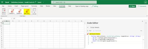 Ax Technical How To Use Excel Office Scripts In Power Automate