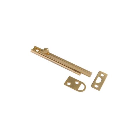 Hillman 4 Inch Solid Brass Surface Bolt Almandoz Hardware Ltd