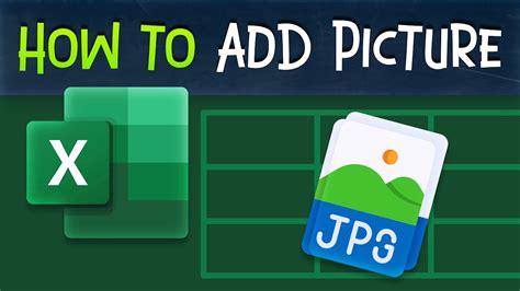 How To Add Picture To Excel Sheet Tutorial Youtube