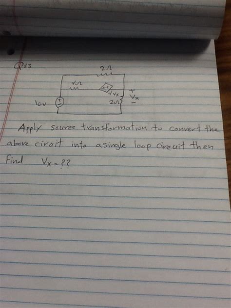 solved apply source transformation to convert the above