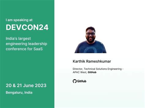 Karthik Rameshkumar On Linkedin Saas Techleadership Ai Engineering Productivity Devcon24