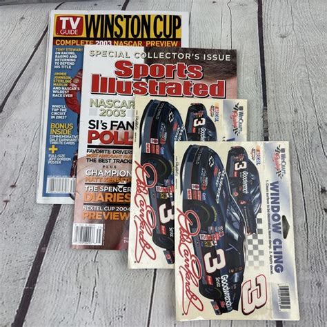 Tv Guide Winston Cup 2003 Complete Nascar Preview Sports Illustrate