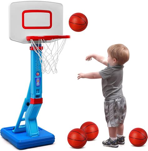 Erixazs Kinder Basketballkorb Outdoor Indoor Mit Ständer