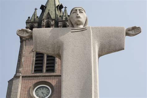 Korean Jesus Statue All Korean