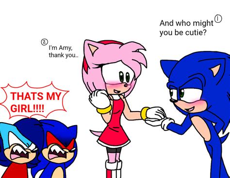 Amy Meets Movie Sonic By Sonicfan4ever2002 On Deviantart