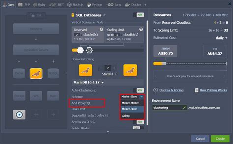 Auto Clustering For Databases And Application Servers