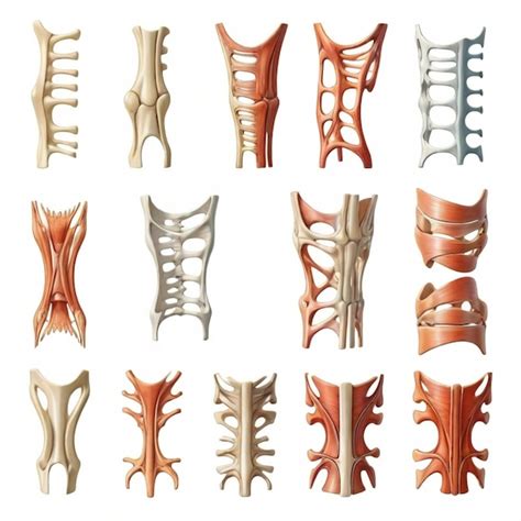 A Collection Of Bones Including The Upper And Lower Bones Premium Ai