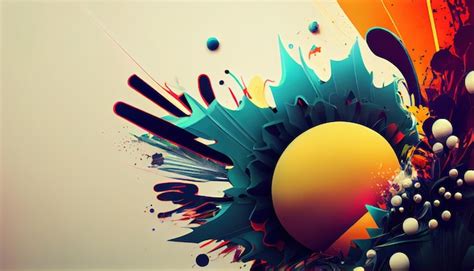 Premium Ai Image Abstract Background Colorful Flat Elements Abstract Business Background