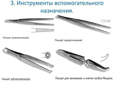 Виды хирургических инструментов. Правила их использования. Правила ...